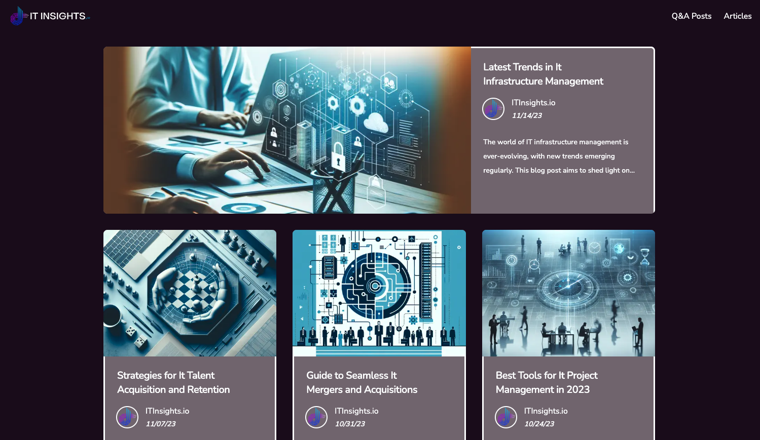 ITInsights.io: IT Knowledge and Resources from Experts