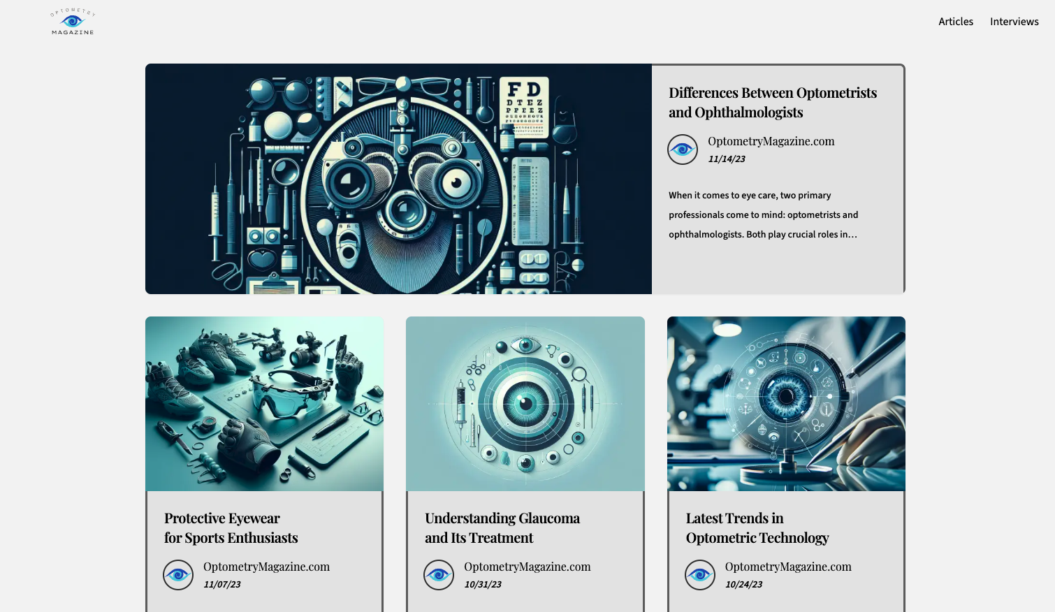 Optometry Magazine Go-To for Vision Care Insights and Expertise